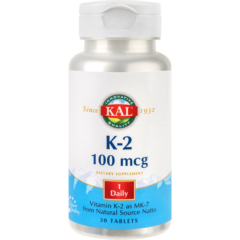 Vitamina K-2 100mcg, 30 tablete – NaturaShop
